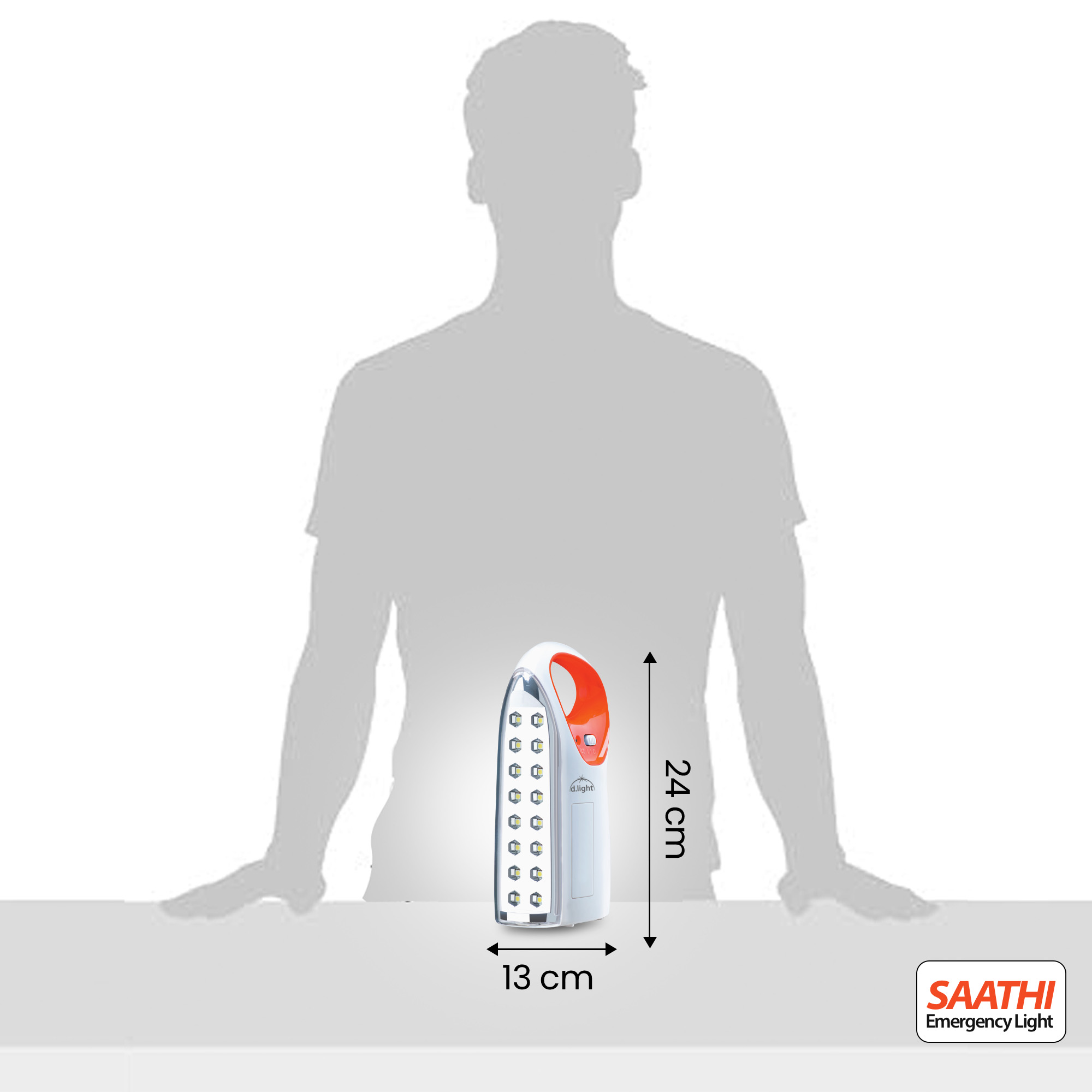 d.light Saathi 5W LED Emergency Light with upto 8 hours backup - Pack ...